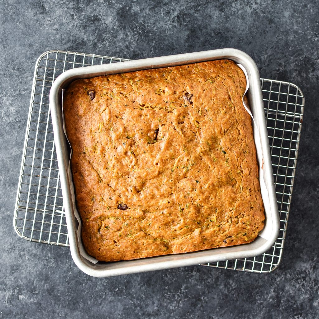 Pumpkin Spice Zucchini Bread Squares - Project Meal Plan