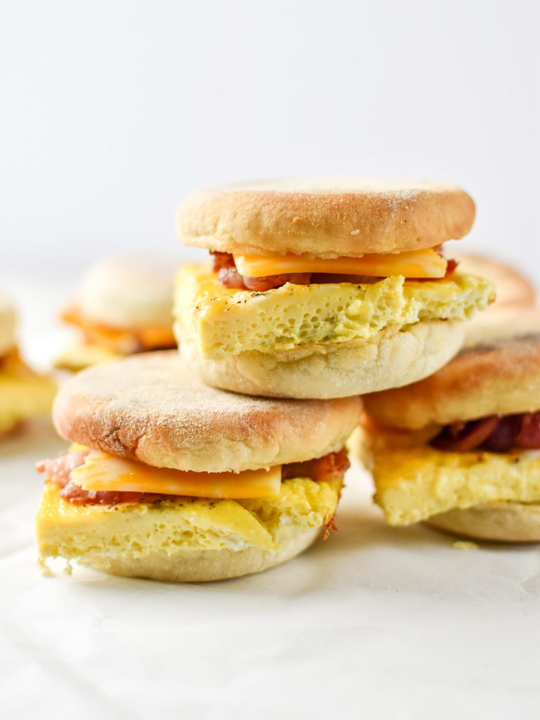 Make-Ahead Bacon Breakfast Sandwiches - Project Meal Plan
