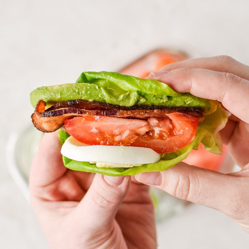 BLTA Lettuce Wraps Meal Prep - Project Meal Plan