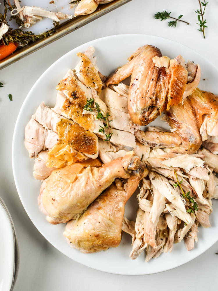 Simple Whole Roast Chicken (Whole30 & Paleo) - Project Meal Plan