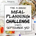 4-Week Meal Planning Challenge: September 2019 - Project Meal Plan