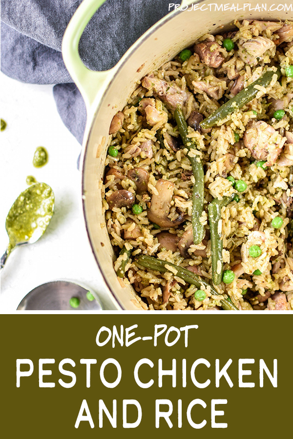 One-Pot Pesto Chicken and Rice - Project Meal Plan
