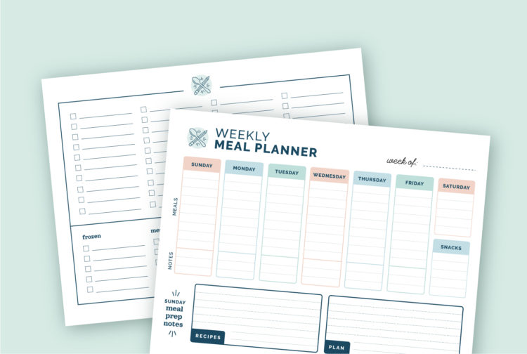 Meal Planning Templates - Project Meal Plan