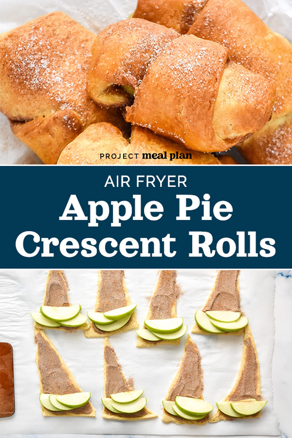 Air Fryer Apple Pie Crescent Rolls - Project Meal Plan