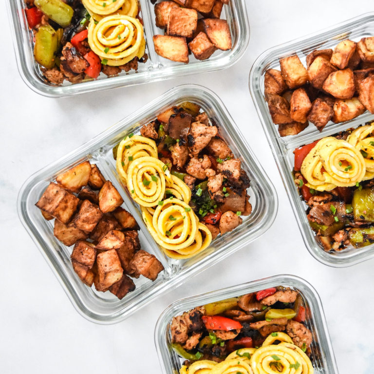 Crispy Potato Egg Ribbon Breakfast Bowls - Project Meal Plan